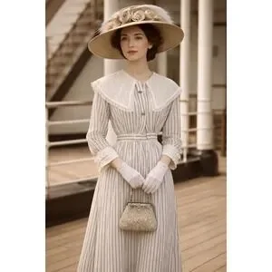 The Unbranded Brand | Dresses | Antique Edwardian Titanic Era Cotton ...